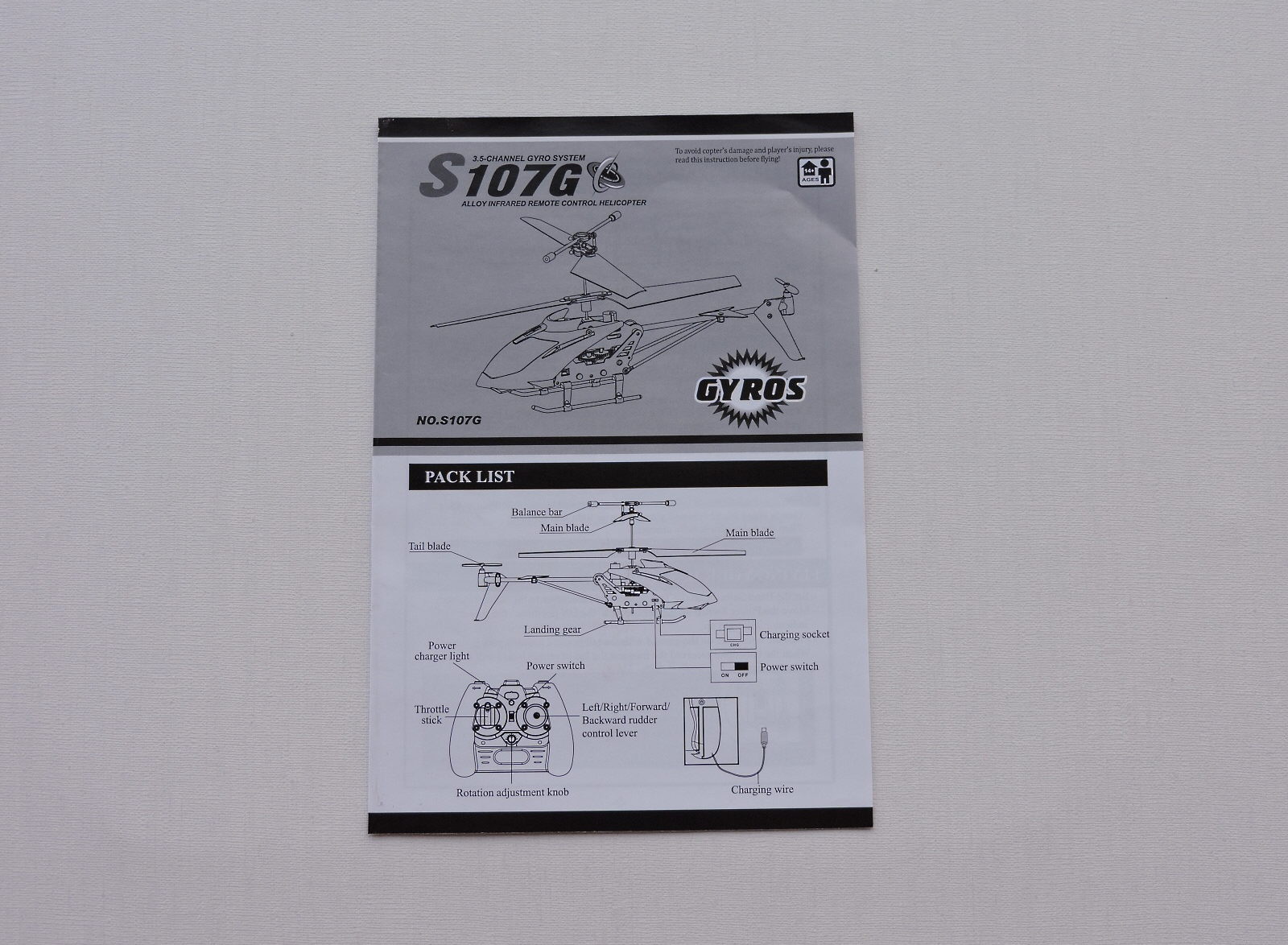 SYMA – S107G bleu – Picoozfran-modélisme et jouets