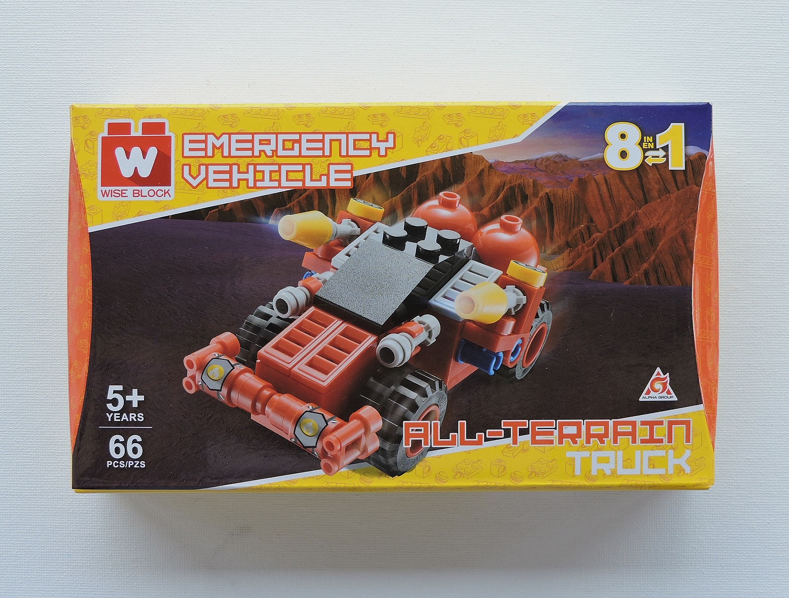 WISE BLOCK EMERGENCY VEHICLE – ALL-TERRAIN TRUCK (66 pièces ...