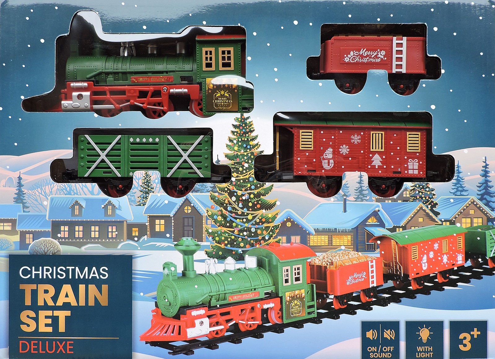DELUXE – CHRISTMAS TRAIN SET – Picoozfran-modélisme et jouets